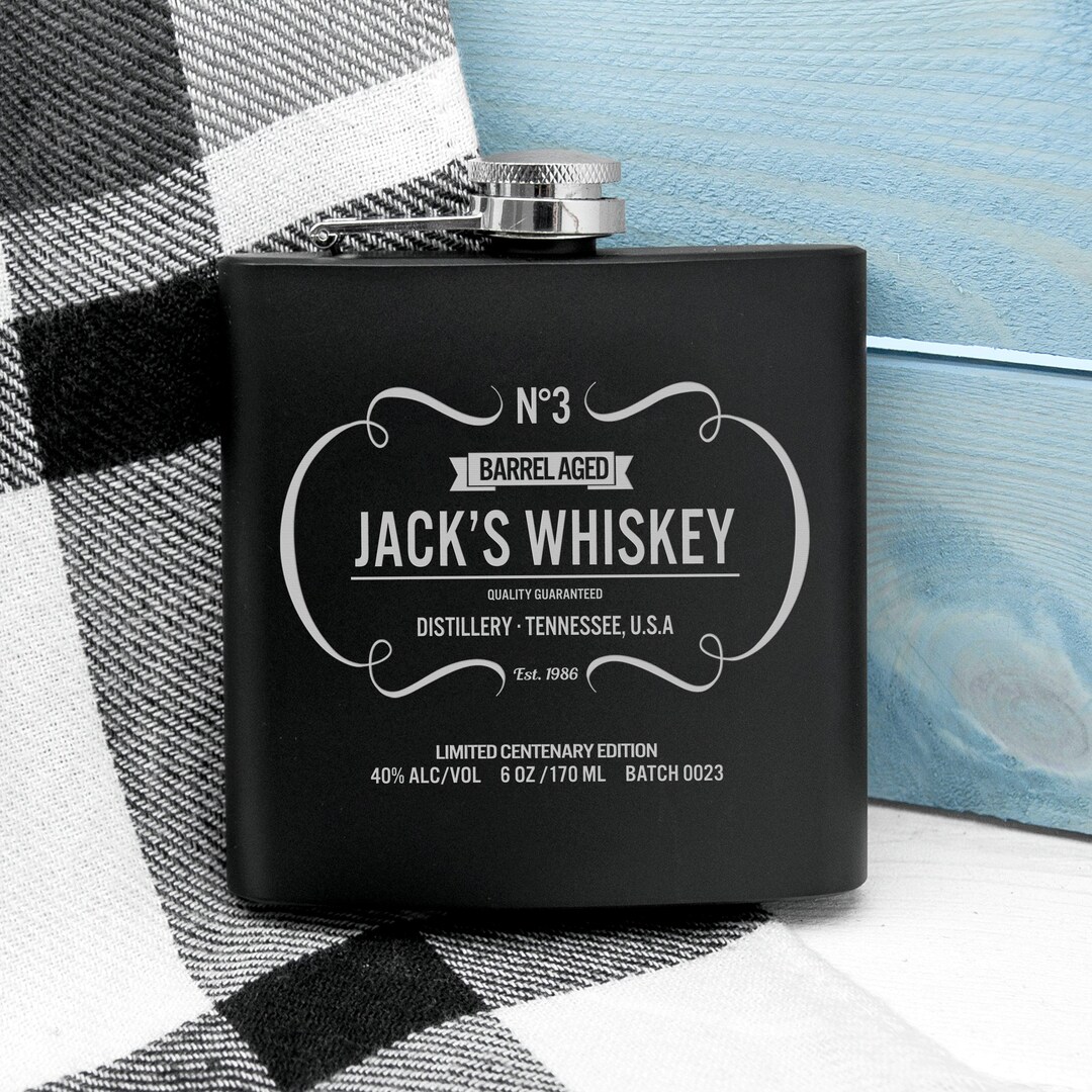 Personalised Vintage Whiskey Hip Flask - Etsy