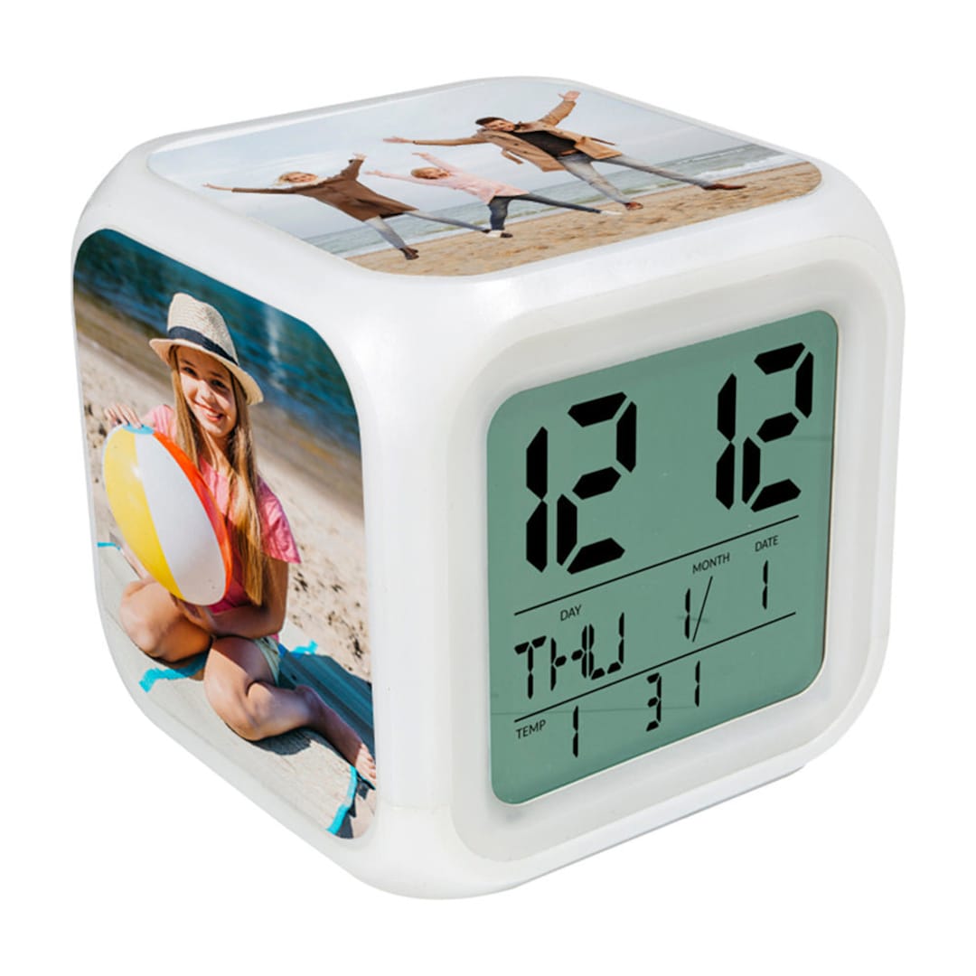 Personalised Photo Digital Alarm Clock - Etsy