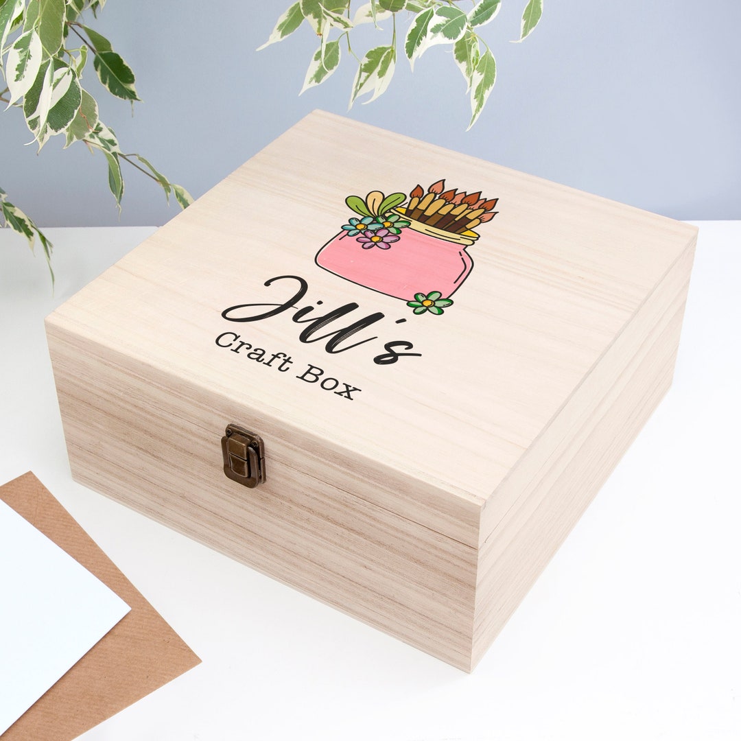 Personalised Craft Box - Etsy