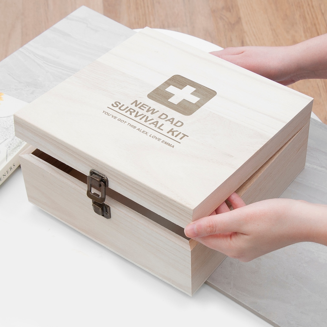 Personalised Emergency New Dad Kit, 1st Father's Day, New Baby ...