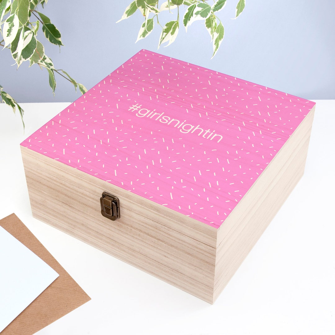 Personalised Ultimate Girly Pink Keepsake Box - Etsy