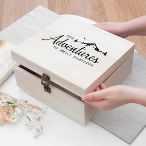 Personalised Adventure Memories Box - Etsy