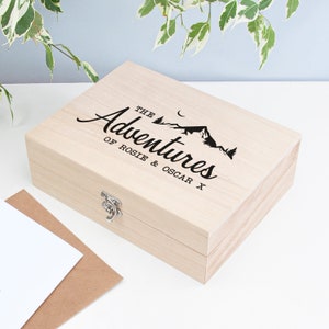 Personalised Adventure Memories Box - Etsy
