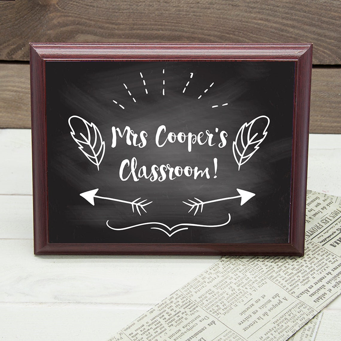 Personalised Teacher's Classroom Sign - Etsy