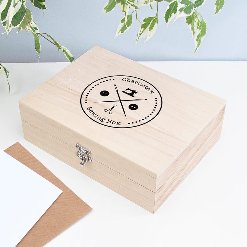 Personalised Sewing Box - Etsy