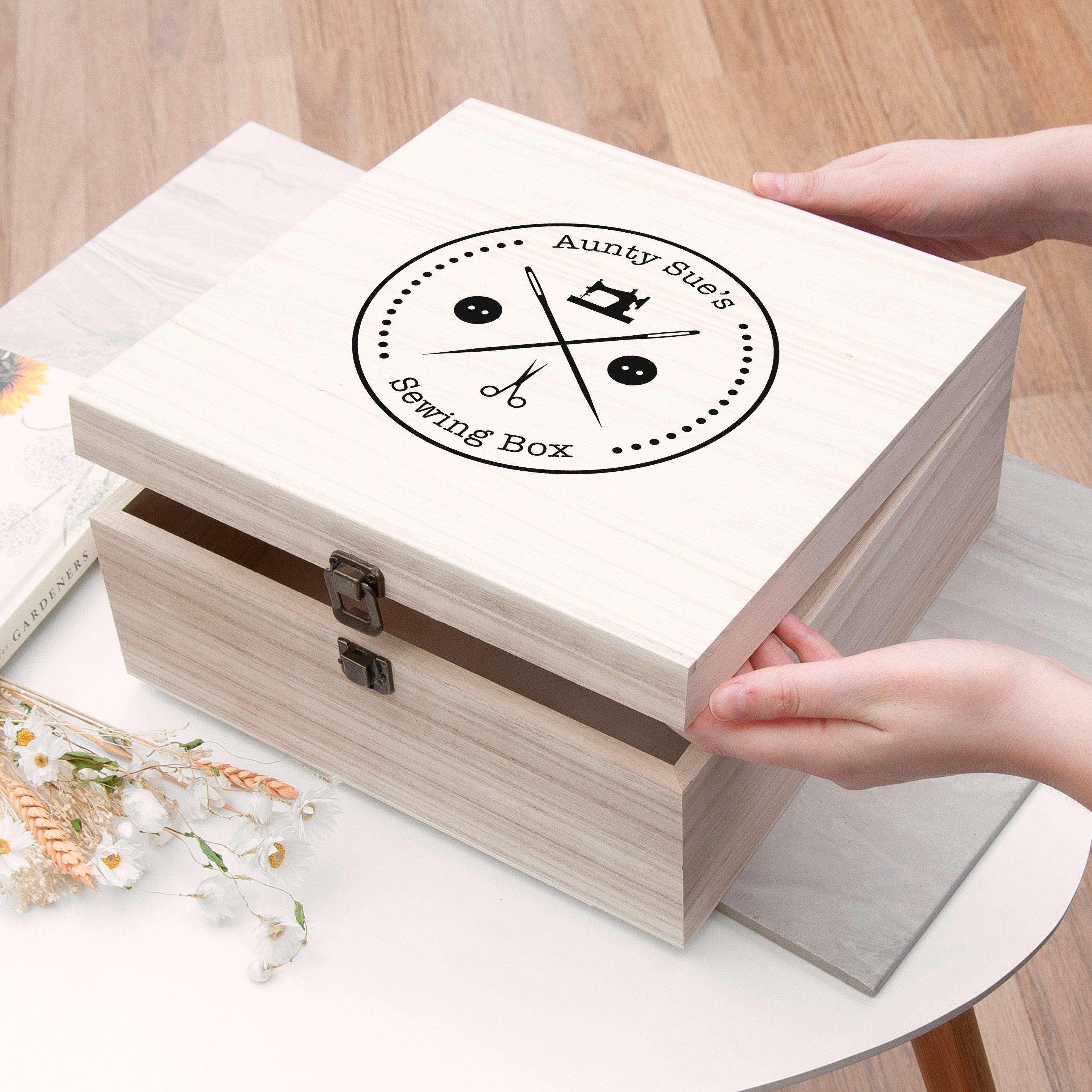 Personalised Sewing Box - Etsy