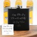 Personalised Handwriting Black Hip Flask - Etsy UK