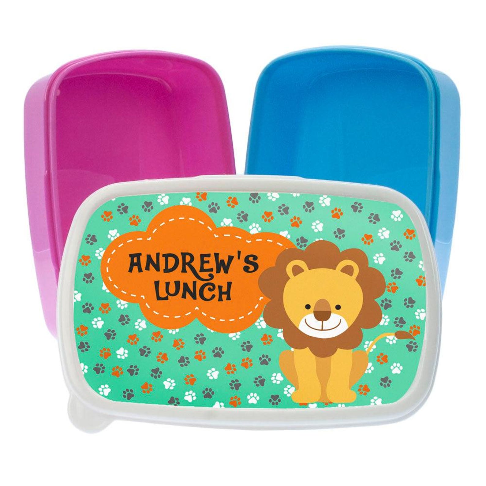 Personalised My Little Lion Lunch Box - Etsy
