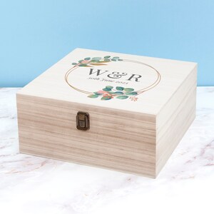 Personalised Wedding Date Memory Box, Photos, Keepsakes, Wedding Gifts ...