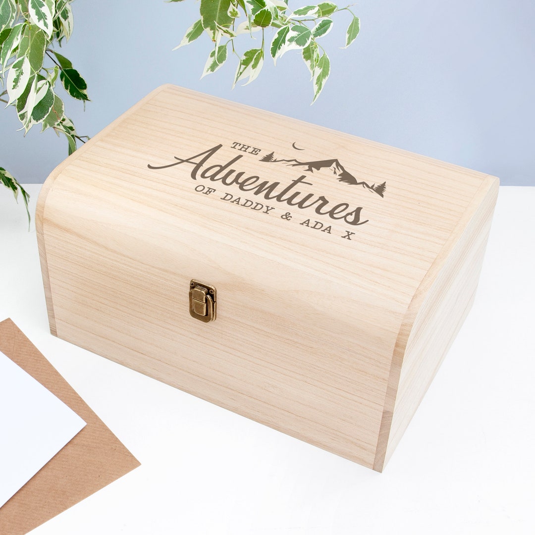 Personalised Adventure Keepsake Chest - Etsy