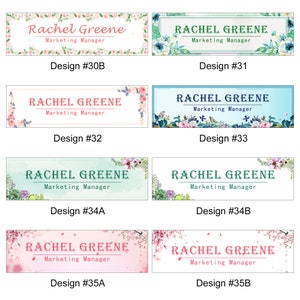 Customized Acrylic Name Plate Block Personalized Office Desk Sign ...