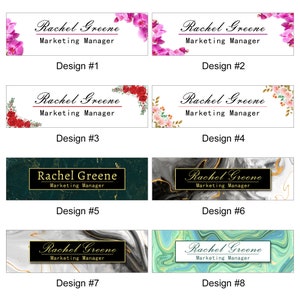 Customized Acrylic Name Plate Block Personalized Office Desk Sign ...