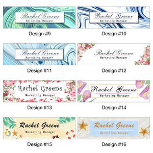 Customized Acrylic Name Plate Block Personalized Office Desk Sign ...