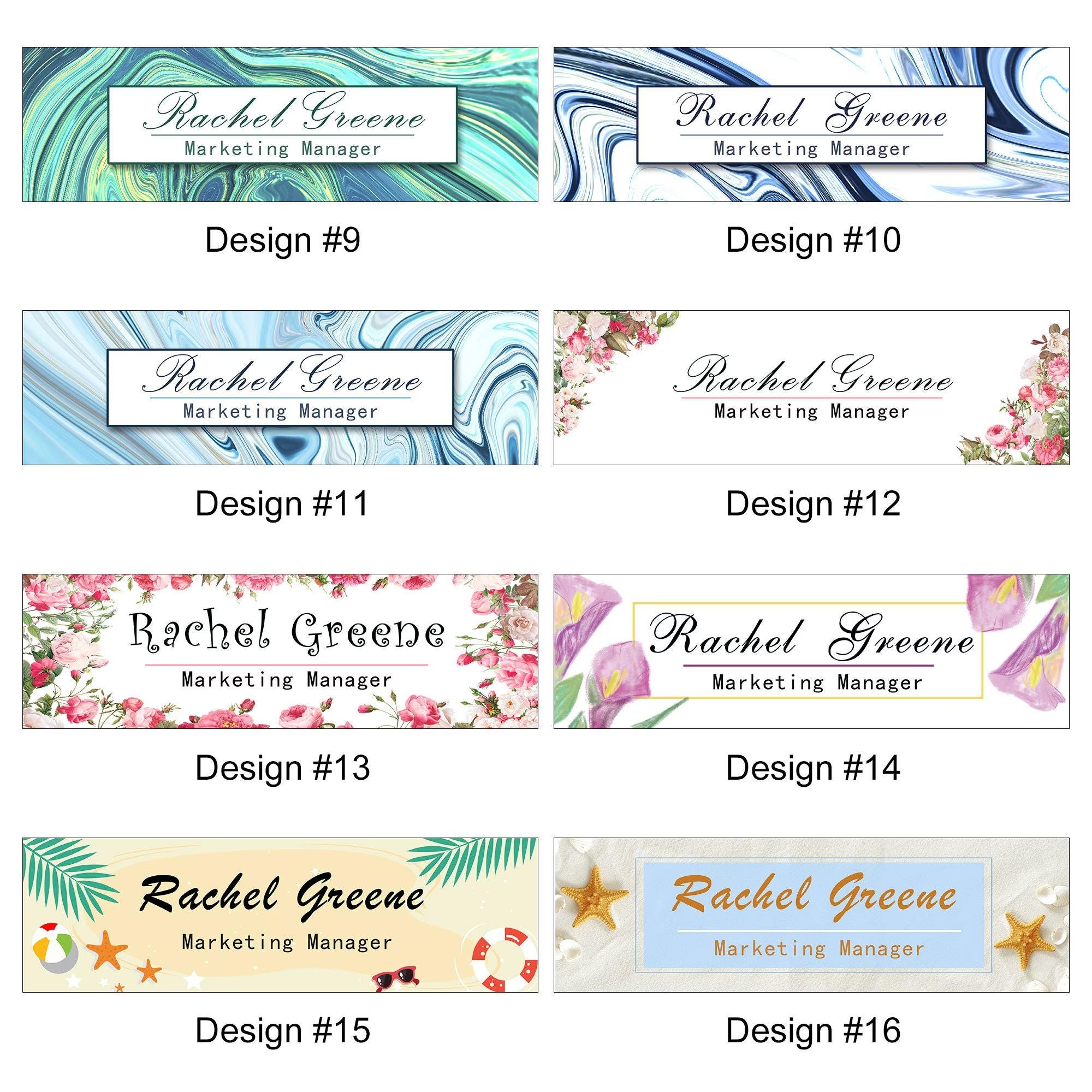 Customized Acrylic Name Plate Block Personalized Office Desk Sign ...