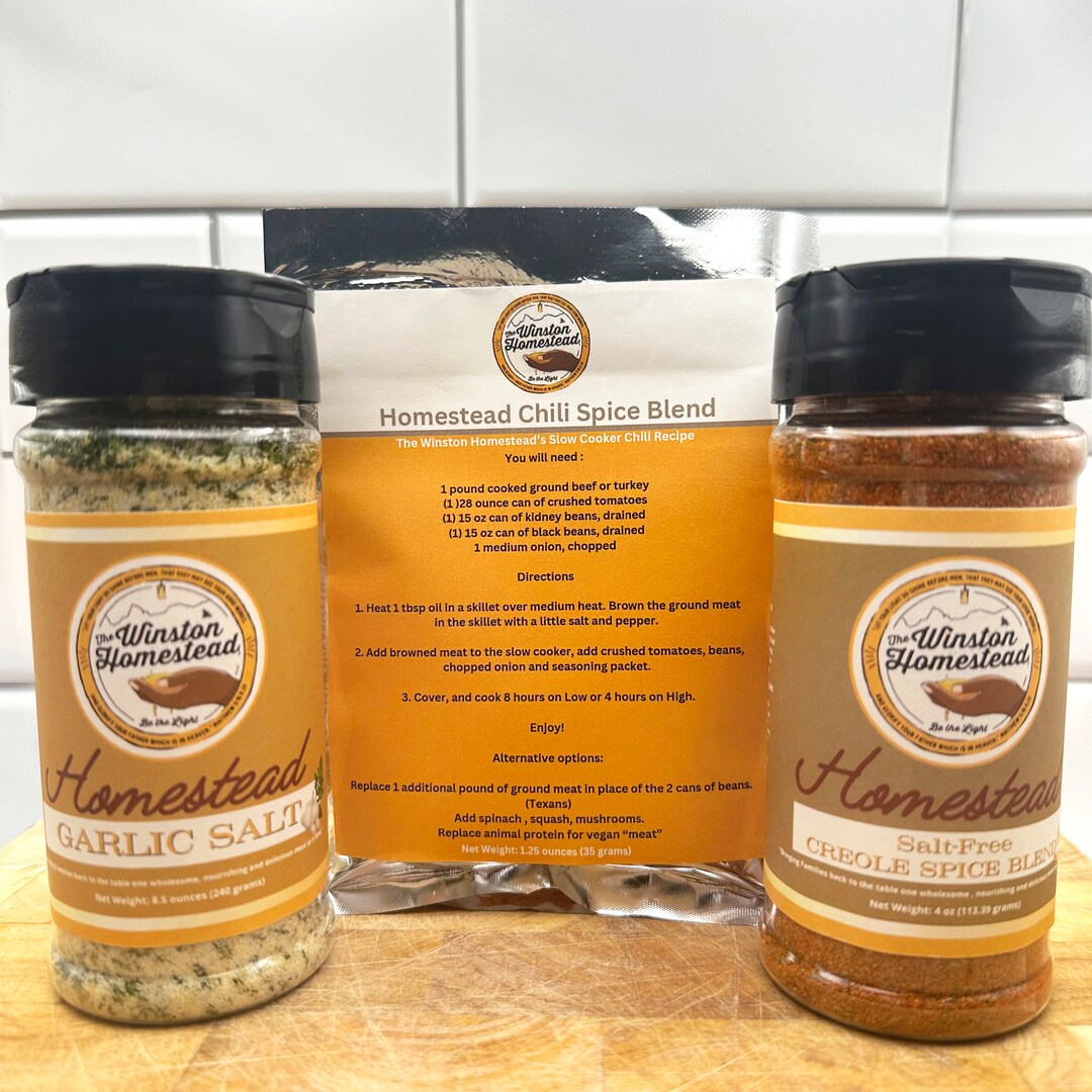The Winston Homestead’s “sugar-free, Flour-free” Gourmet Spice Bundle ...