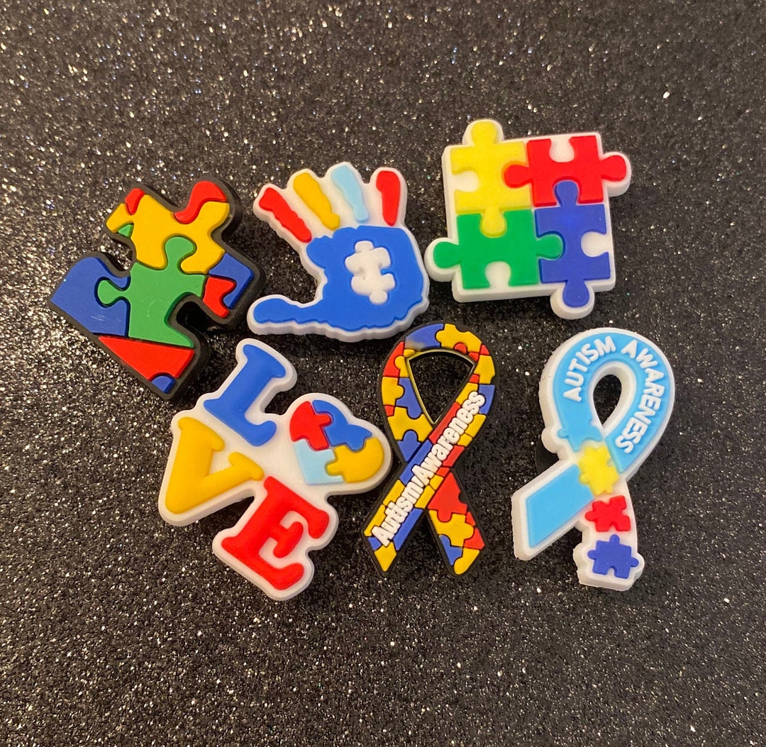 Autism Awareness Shoe Charm - Etsy