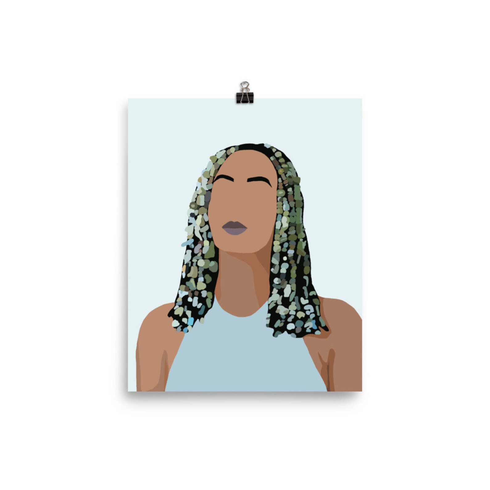 Solange Poster Art Print Portrait Print Celebrity Print - Etsy