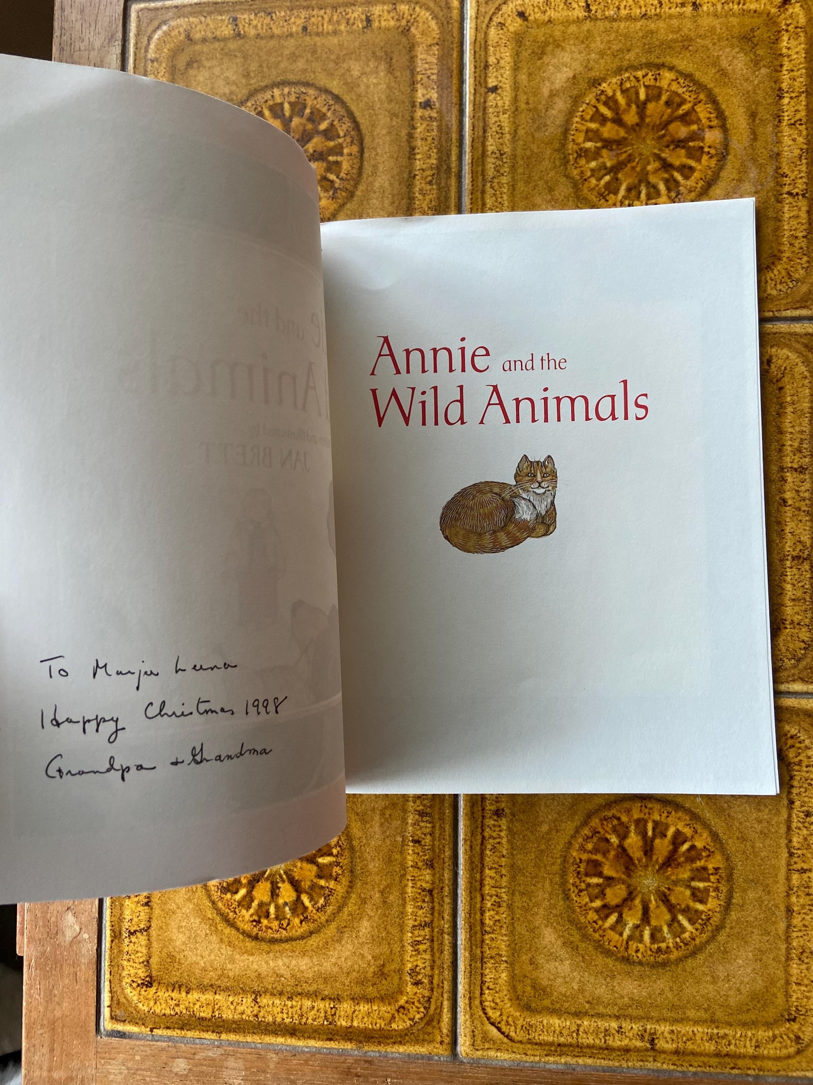 Annie and the Wild Animals by Jan Brett - Etsy