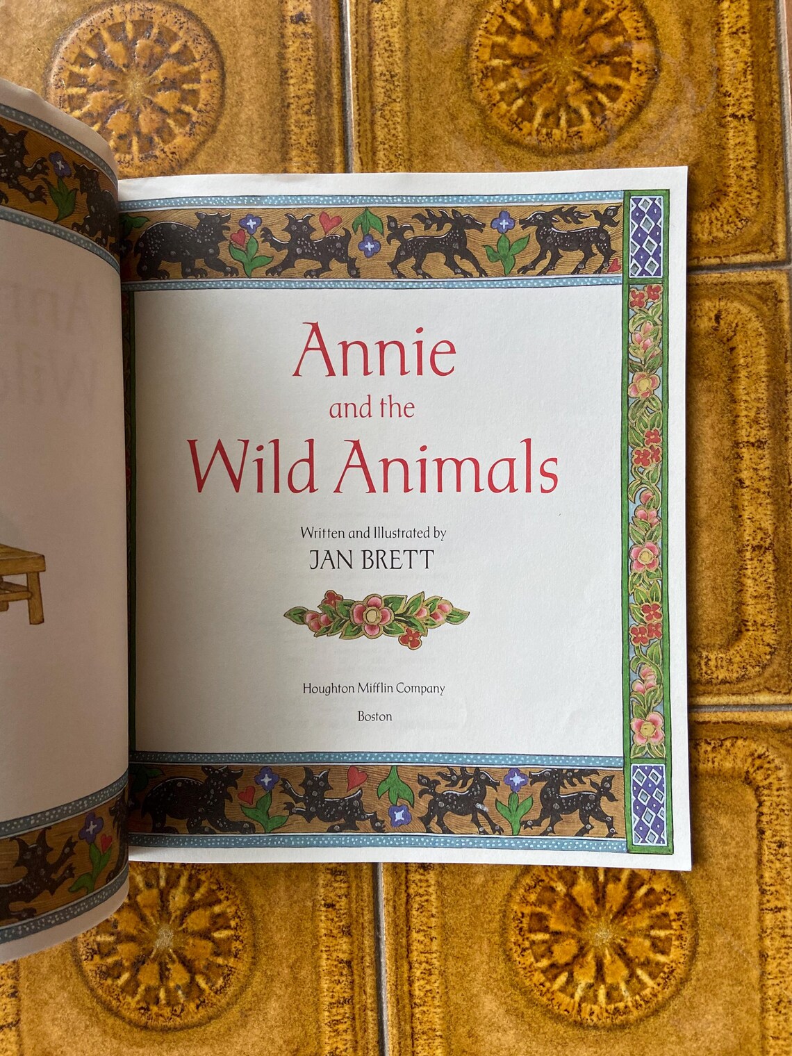Annie and the Wild Animals by Jan Brett - Etsy