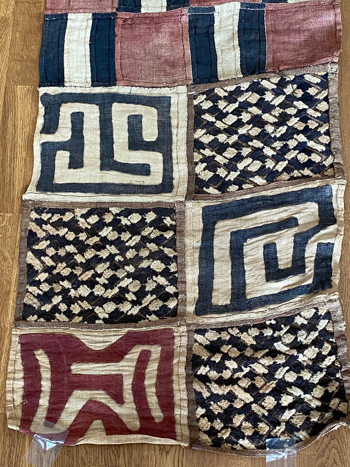 Ntshak-raffia fabrics kuba congo-textile decoration-furnishing | Etsy