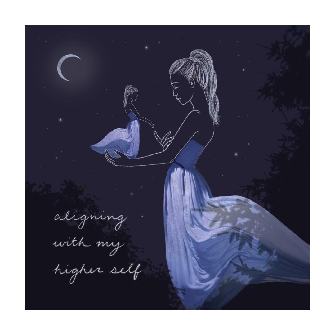Higher Self Original Art Print Digital Download, Spiritual Empath ...