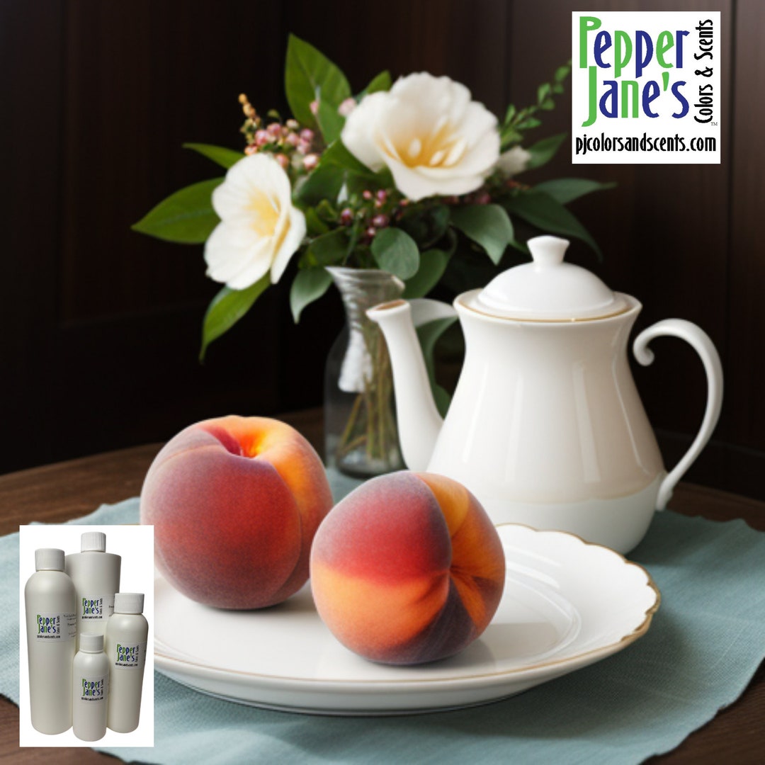 White Peach and Silk Blossoms Fragrance Oil for Candles, Soap, Incense, Lotion, Diffusers, Slime ...