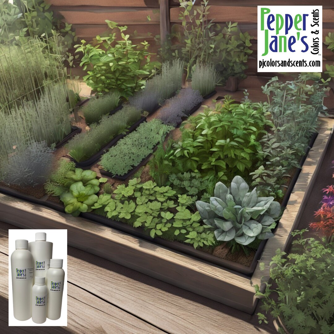 Herb Garden Scent Fragrance Oil, Basil Spearmint Apple Notes - Etsy