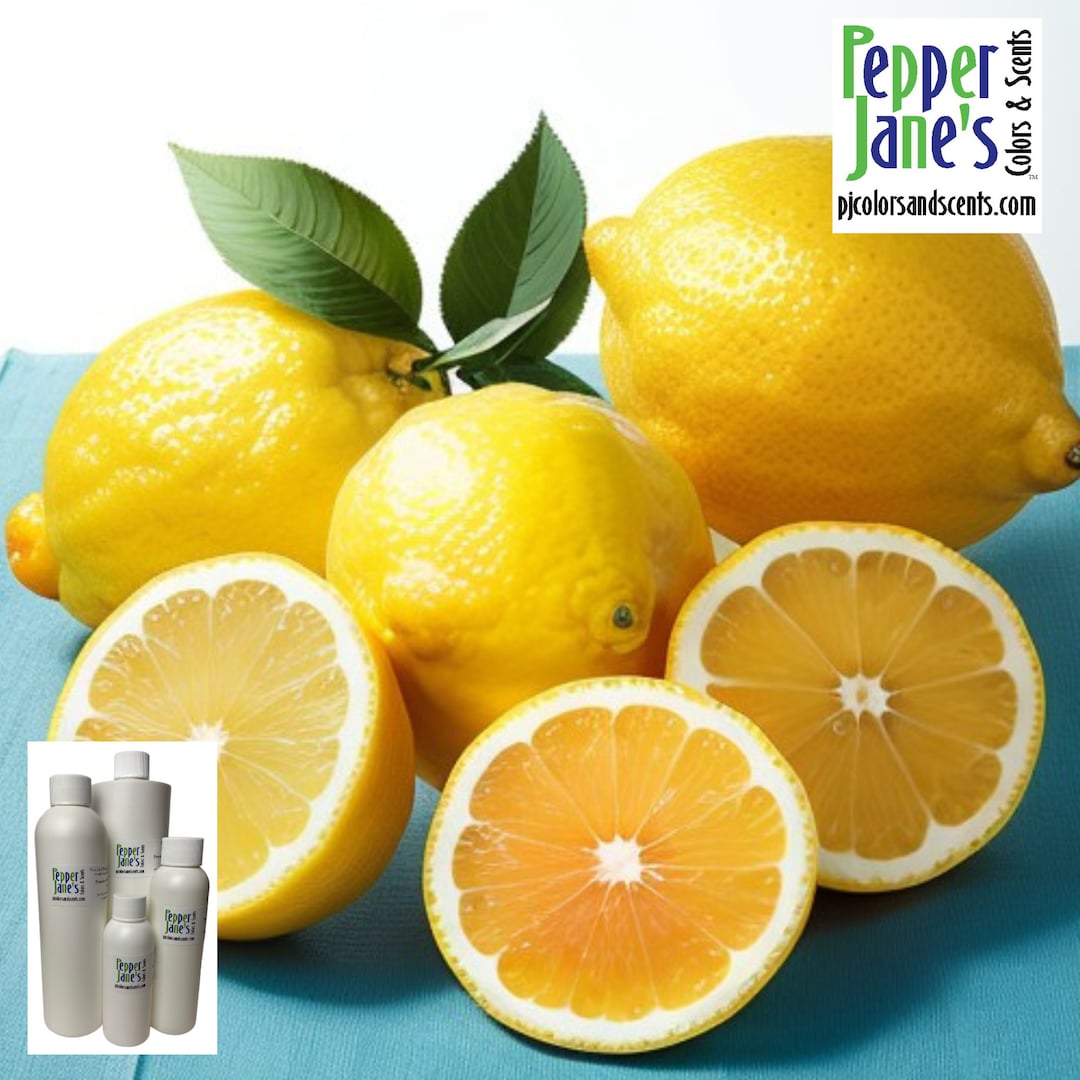 Fresh Lemon Fragrance Oil for Candles, Soap, Incense, Lotion, Diffusers ...