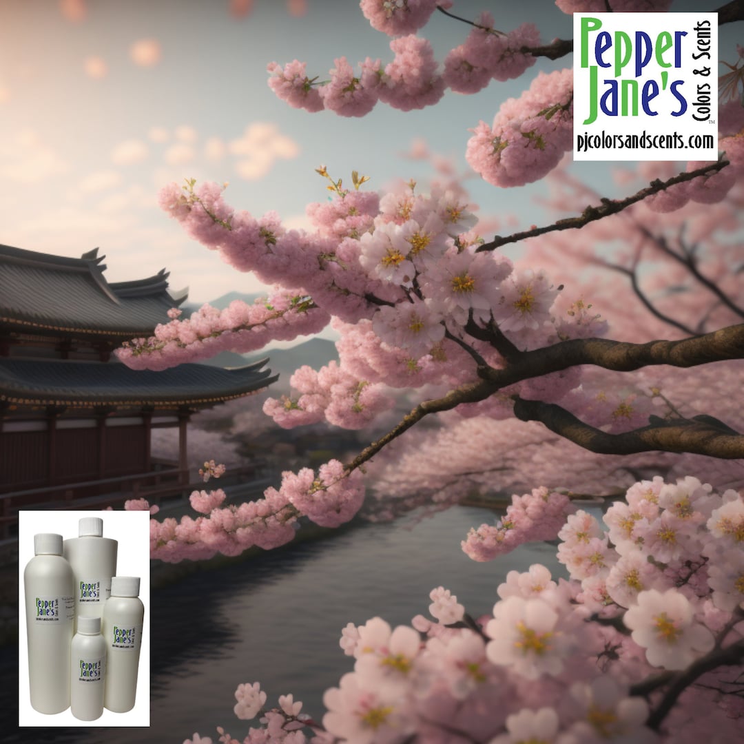 Japanese Cherry Blossom Fragrance Oil for Candles, Soap, Incense, Lotion, Diffusers, Slime ...