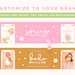 Etsy Shop Banner Templates Spring Colorful Pastel Etsy - Etsy