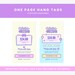 Editable Price Tag Canva Template in Rainbow Purple Blue Pink Purple ...