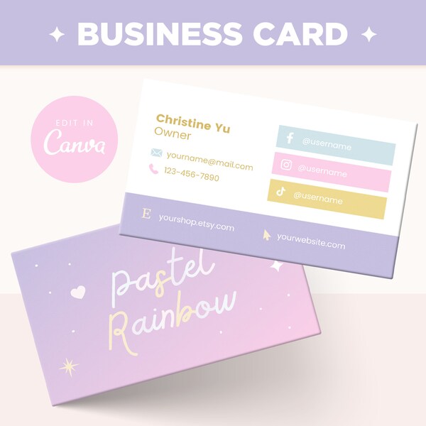 Calling Card Design - Etsy
