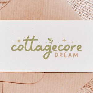 Editable Logo in Cottagecore Aesthetic Logo Design Customizable Colors ...