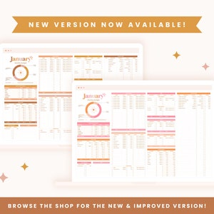 Purple Budget Spreadsheet Extended Digital Budget Planner - Etsy