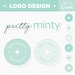 Editable Logo in Canva Blush Pink Gold Elegant Princess Logo Design ...