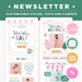 Email Templates Newsletter Design Editable in Canva, Email Banners and ...
