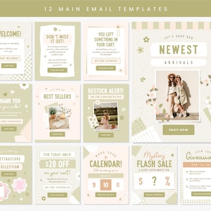 Newsletter Design Editable in Canva, Cottagecore Aesthetic Customizable ...