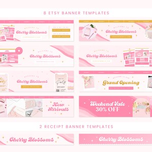 Etsy Shop Bundle Banner Templates Listing Photos and - Etsy