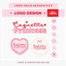 Email Signature Template Editable in Canva, Coquette Aesthetic Bows Red ...