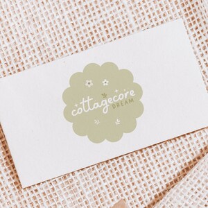 Editable Logo in Cottagecore Aesthetic Logo Design Customizable Colors ...