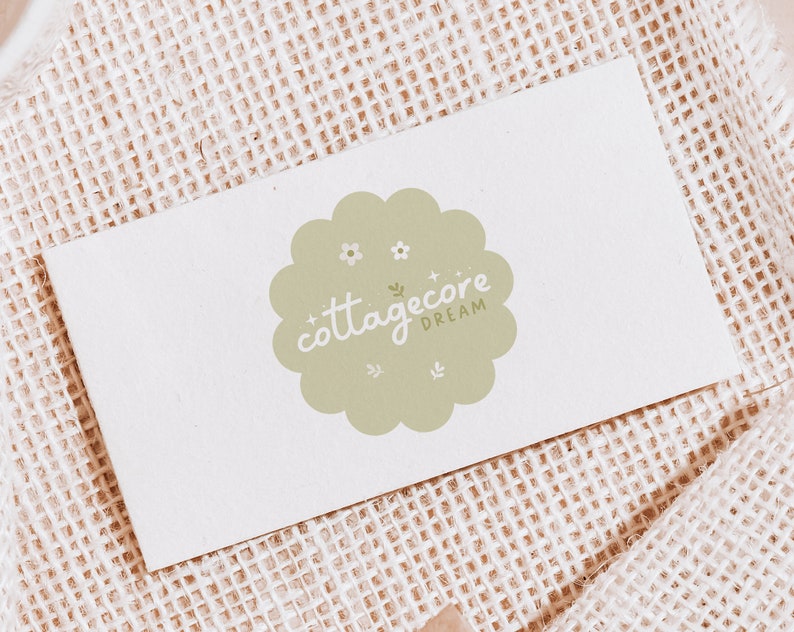 Editable Logo in Cottagecore Aesthetic Logo Design Customizable Colors ...