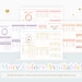 Budget Spreadsheet in Pastel Rainbow Colors, Digital Budget Planner ...