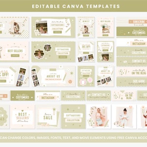 Shopify Theme Cottagecore Sage Green Customizable Shopify Template ...