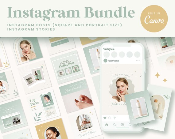Square Instagram Homepage Template