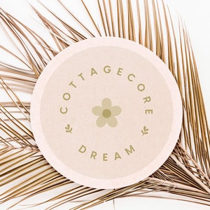 Editable Logo in Cottagecore Aesthetic Logo Design Customizable Colors ...
