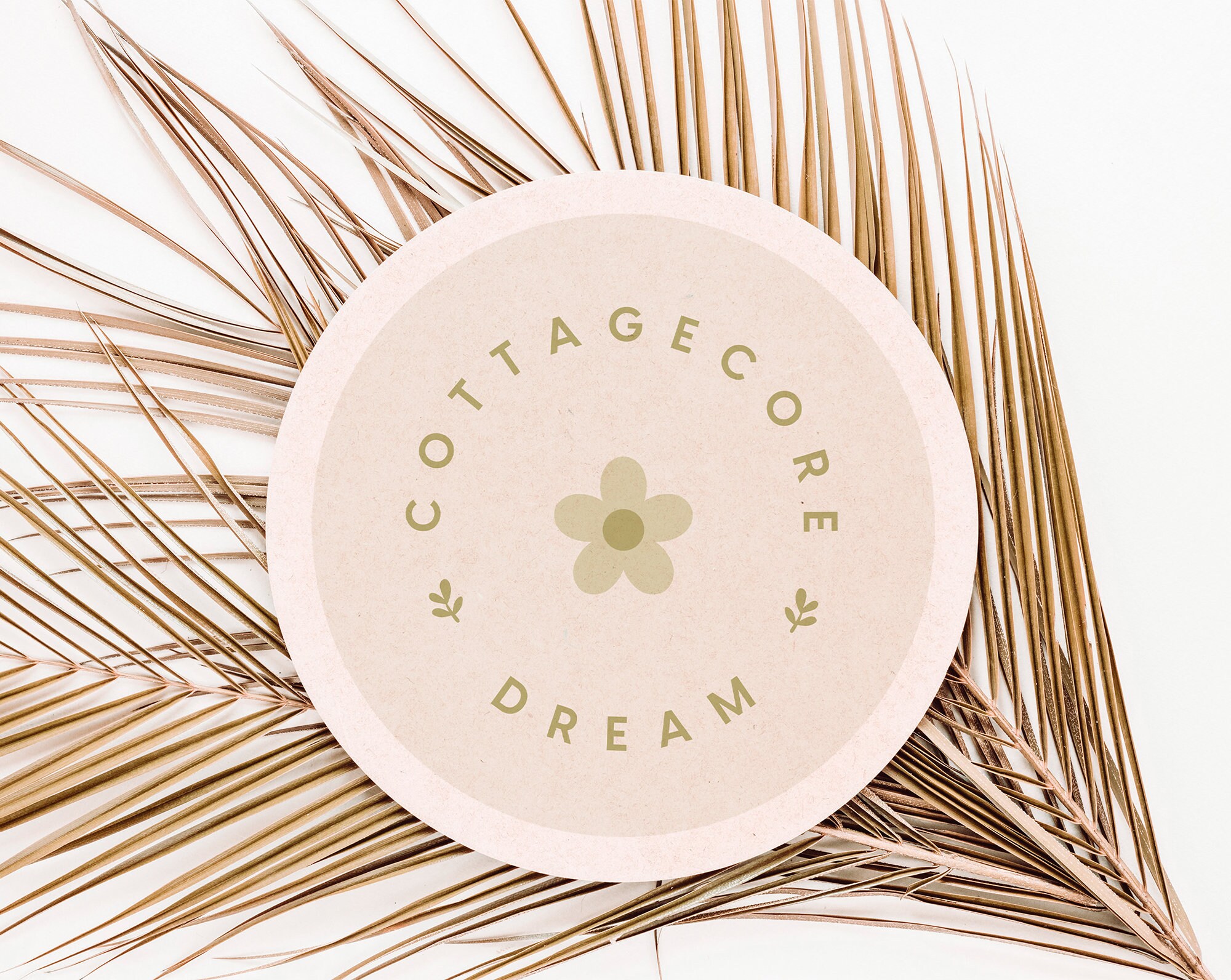 Editable Logo in Cottagecore Aesthetic Logo Design Customizable Colors ...