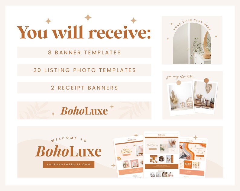 Etsy Shop Bundle Banner Templates Listing Photos and - Etsy