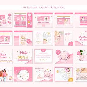 Etsy Shop Bundle Banner Templates Listing Photos and - Etsy