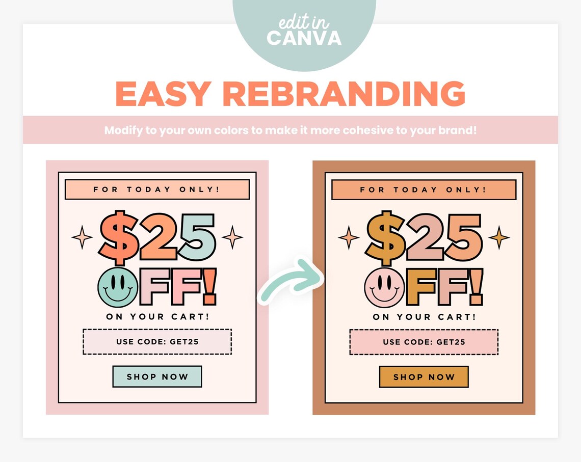 Flodesk Newsletter Templates Design Editable in Canva, Email Banners ...
