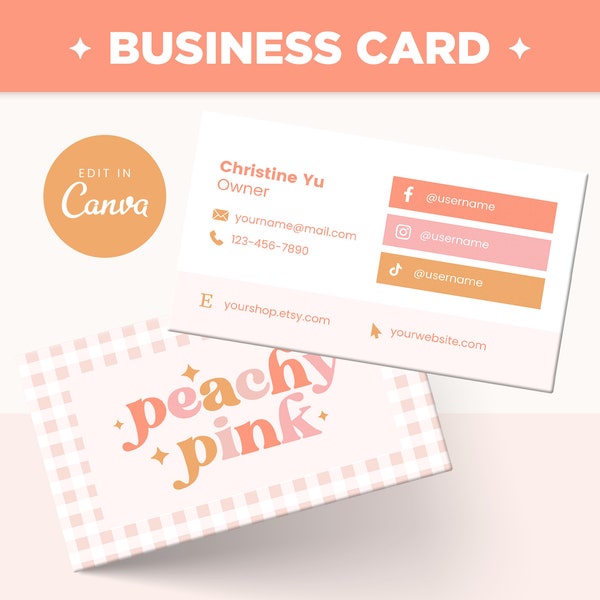 Calling Card Design - Etsy